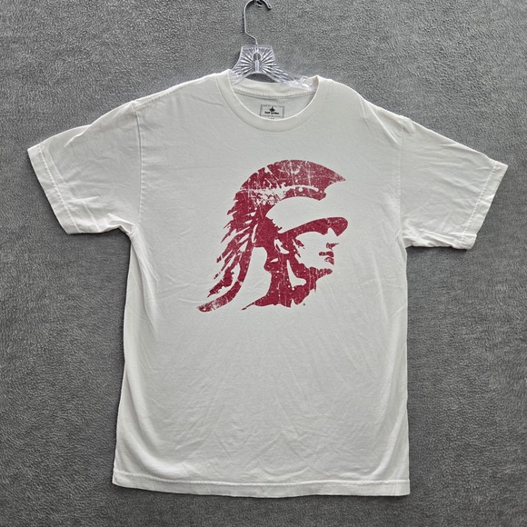 Foot Locker | Shirts | Foot Locker Men Shirt Large White Trojan Spartan ...